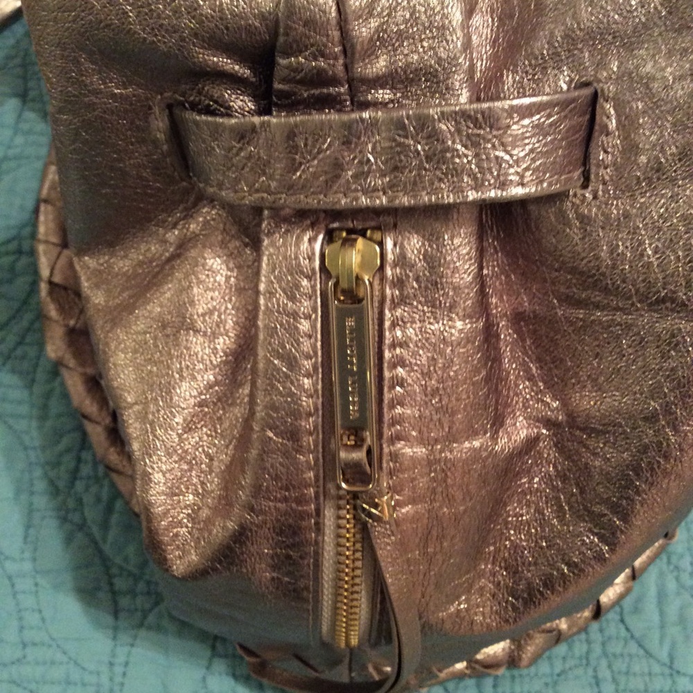 Elliott Luca Gold Metallic Handbag From Nordstrom - Gem